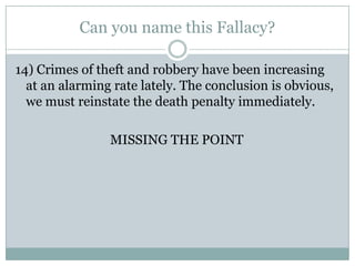 Name that fallacy | PPTX