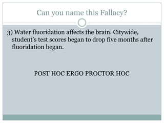 Name that fallacy | PPTX