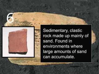 Sedimentary Rocks For Kids Powerpoint