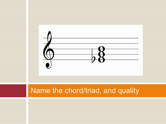 Name the chord | PPTX
