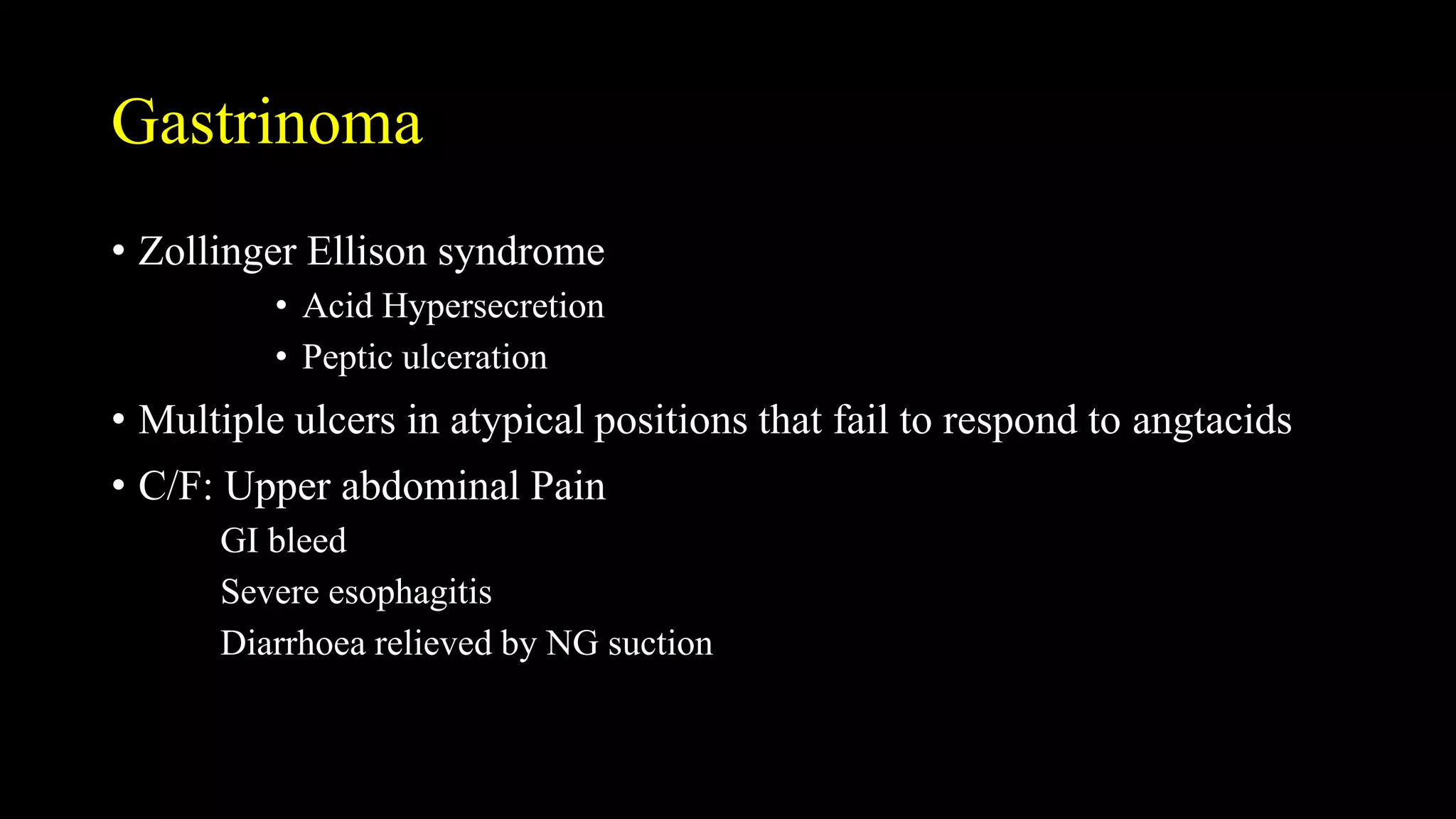 Name the endocRine tumors of pancreas | PPT