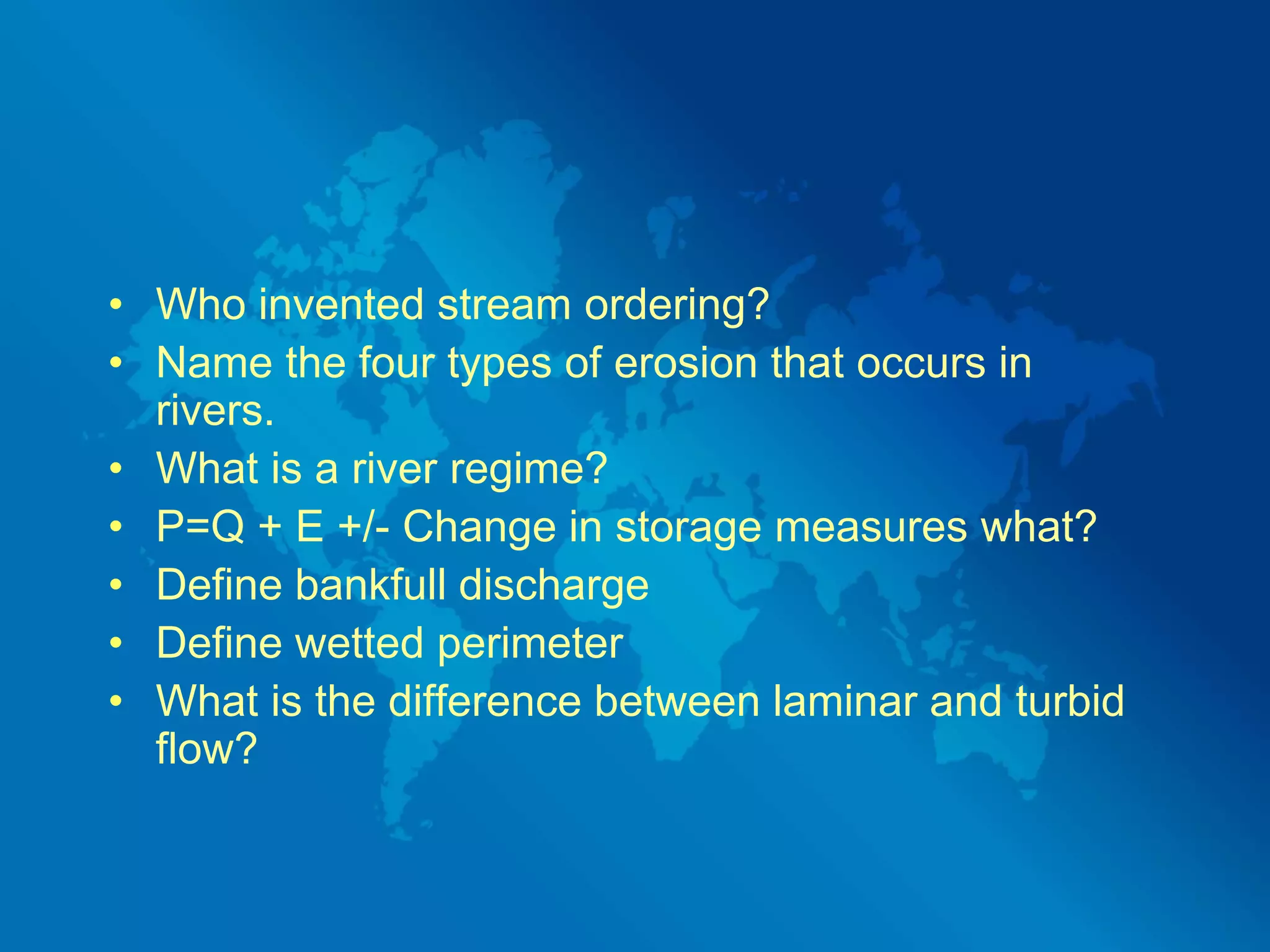 Name The Following Landforms And Processes | PPTX