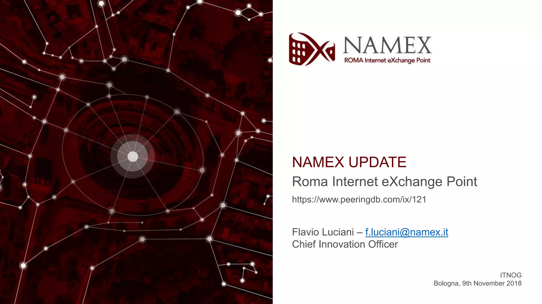 Namex update bologna | PPT