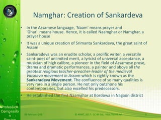 Namghar - A community meeting place | PPTX