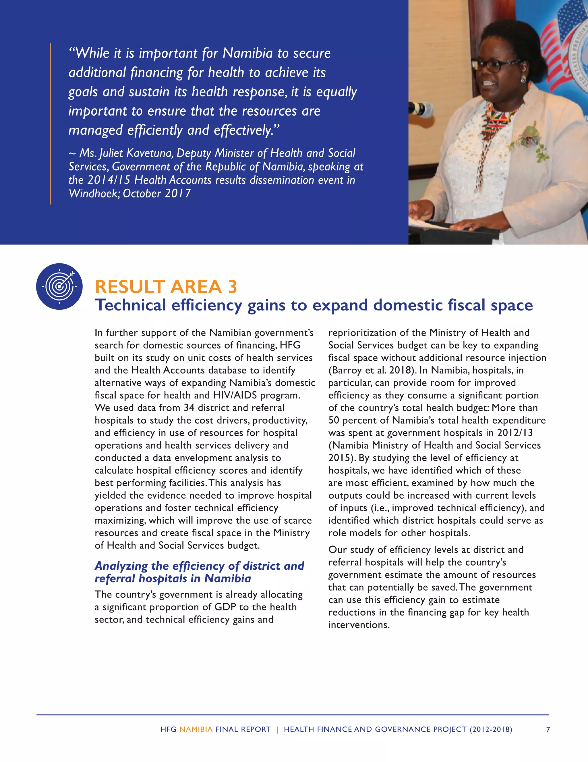 HFG Namibia Final Country Report | PDF