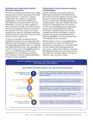 Namibia HFG Final Report | PDF | Health Insurance | Insurance