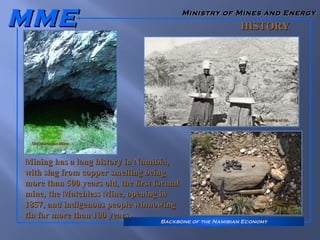 Republic of Namibia: Minerals, Mineral Potential, Exploration & Mining ...