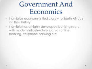 Namibian presentation | PPTX
