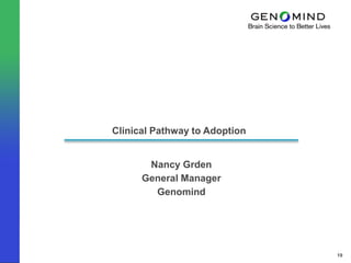 Genomind NAMI Presentation by Dr. Jay Lombard | PPT