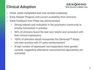 Genomind NAMI Presentation by Dr. Jay Lombard | PPT