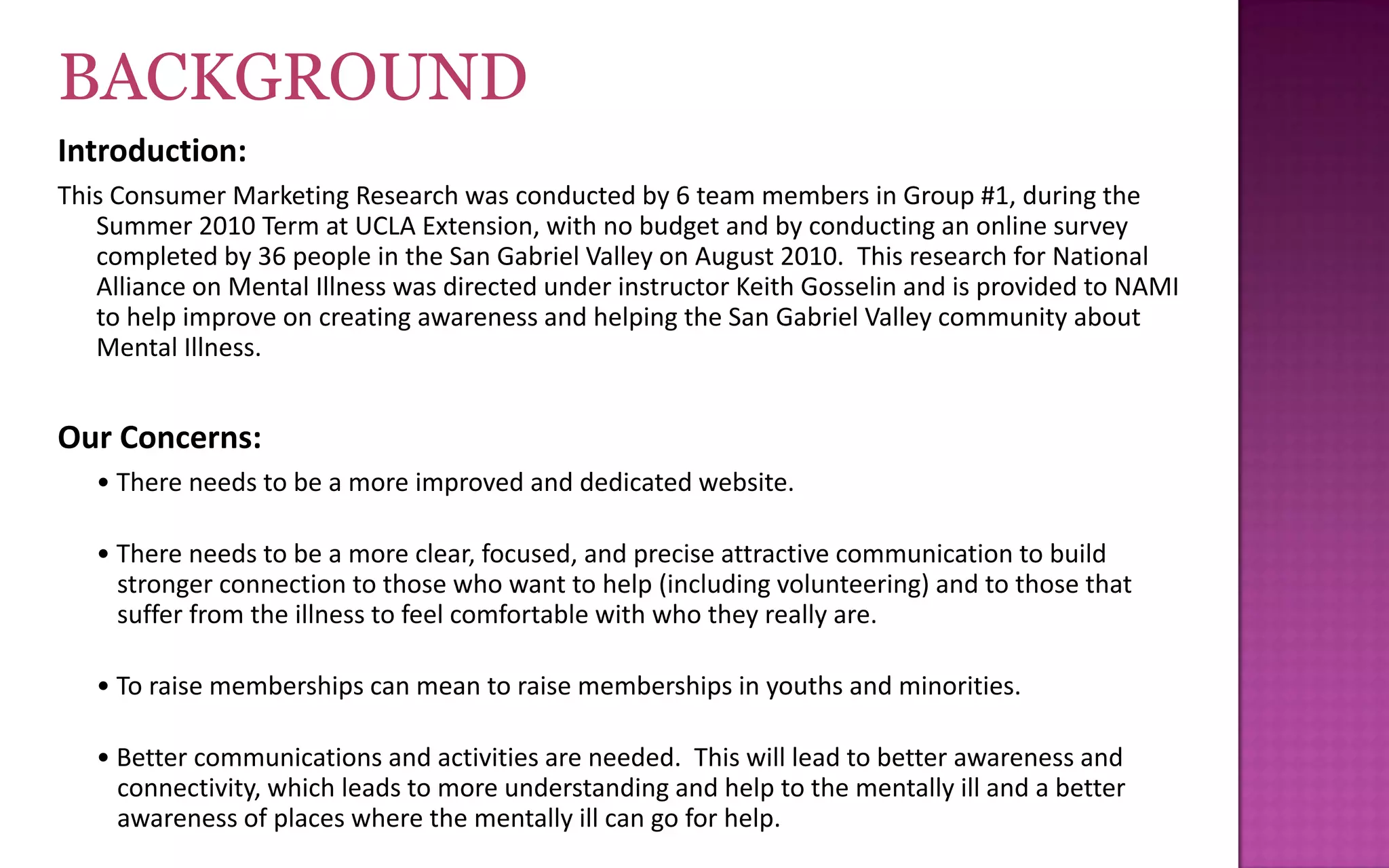 NAMI presentation | PPT