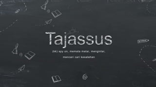 Perilaku Tercela Namimah Dan Tajassus... | PPT