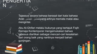 Perilaku Tercela Namimah Dan Tajassus... | PPT