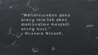 Perilaku Tercela Namimah Dan Tajassus... | PPT