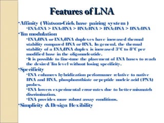 Nucleic mimetics (PNA, LNA) | PPT