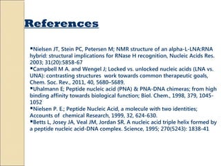 Nucleic mimetics (PNA, LNA) | PPT