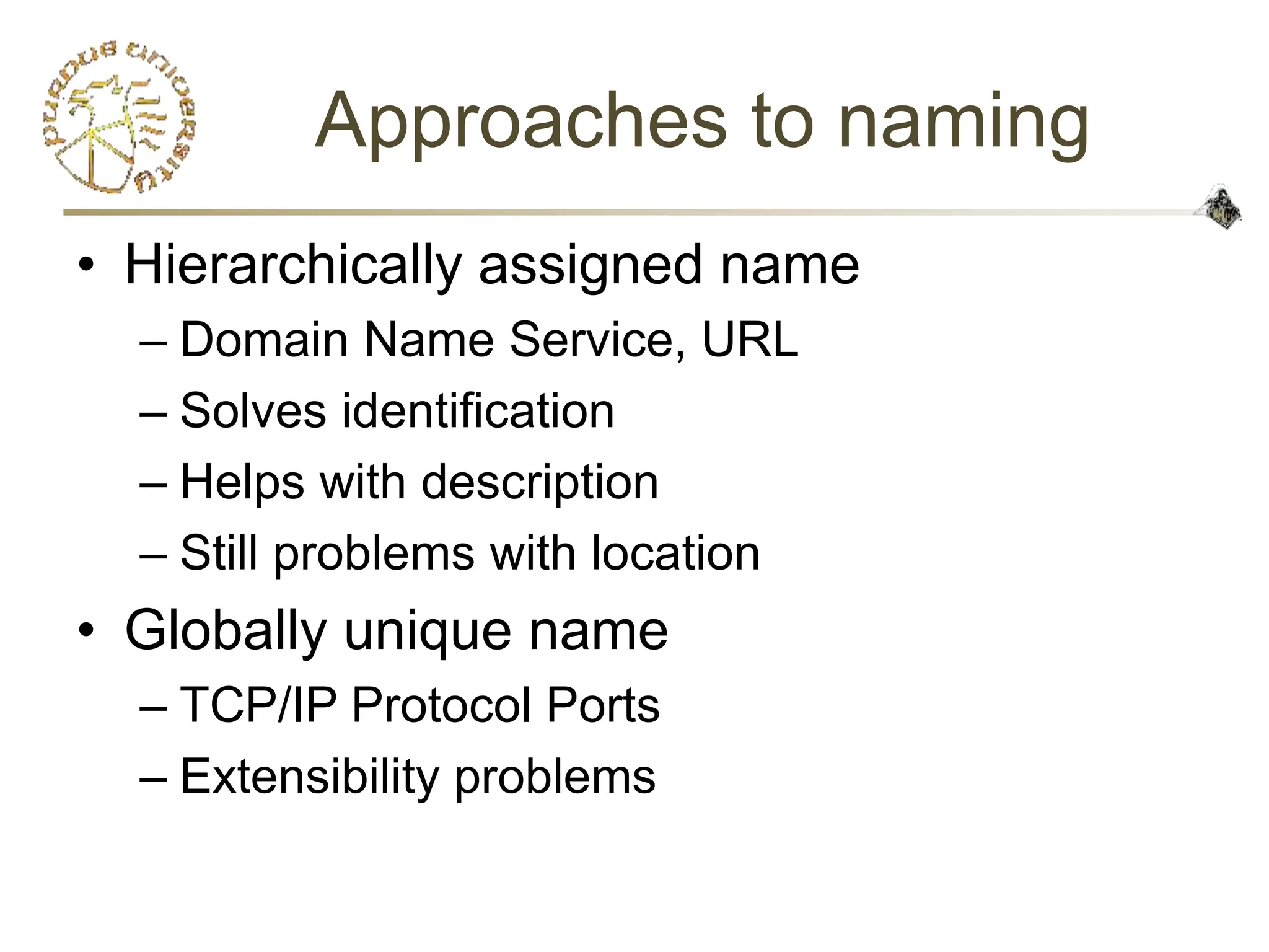 name-Naming system in distributed computing | PPT