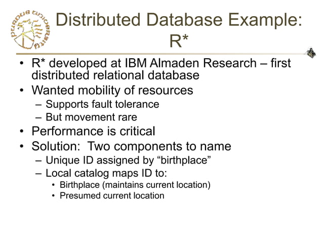 Name Naming System In Distributed Computing Ppt