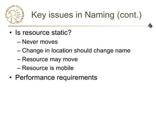 name-Naming system in distributed computing | PPT