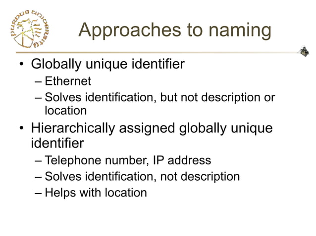 name-Naming system in distributed computing | PPT