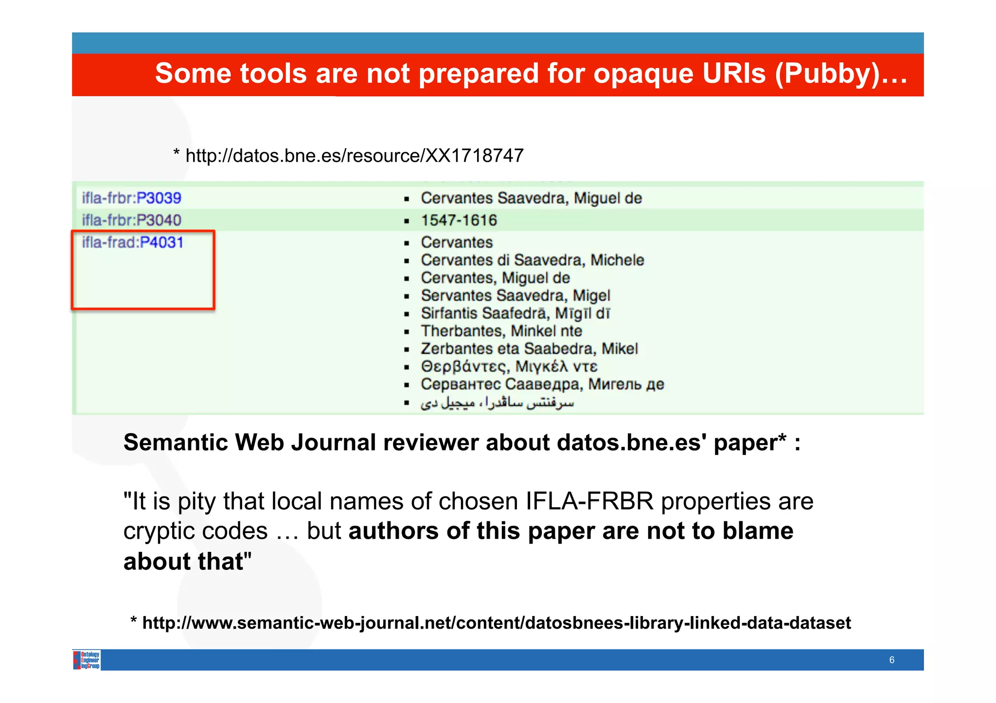 Naming And Labeling In The Multilingual Web Of Data Ppt