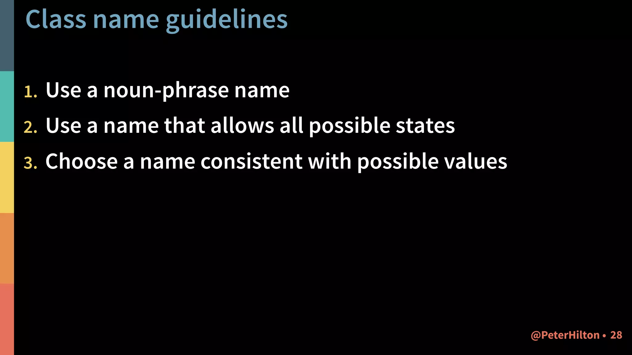 Naming guidelines for professional programmers | PPT