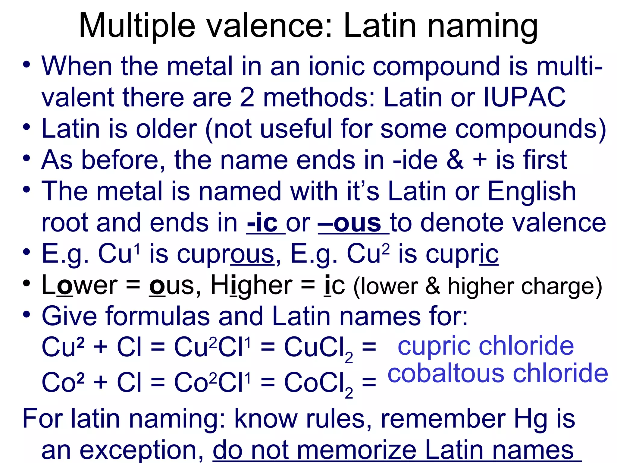Naming ionic-covalent | PPT