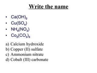 Naming ionic-covalent | PPT