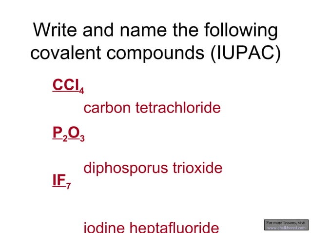 Naming ionic-covalent | PPT