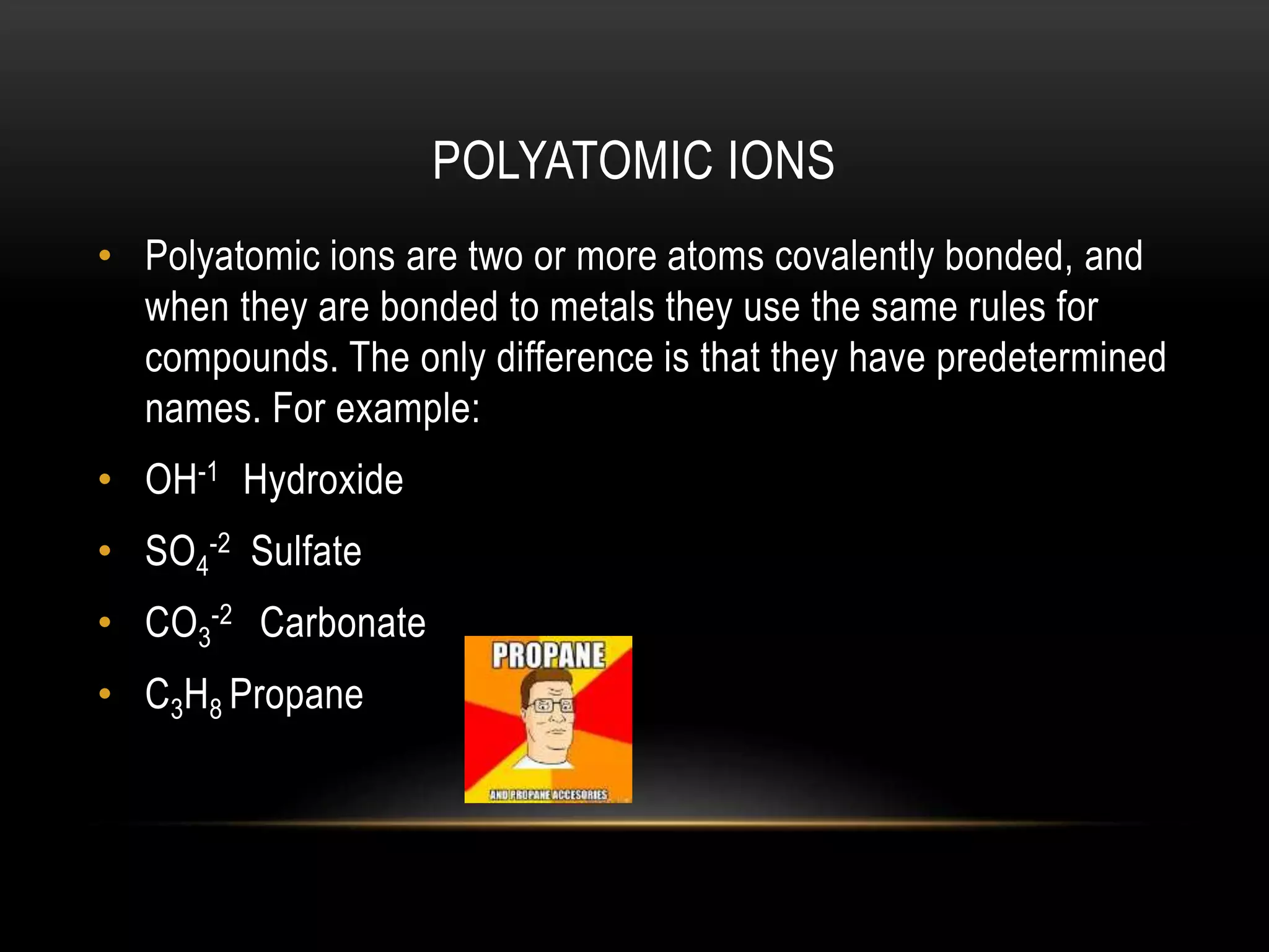 Naming and writing compounds | PPTX