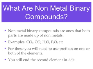 Naming binary compounds part iii | PPT