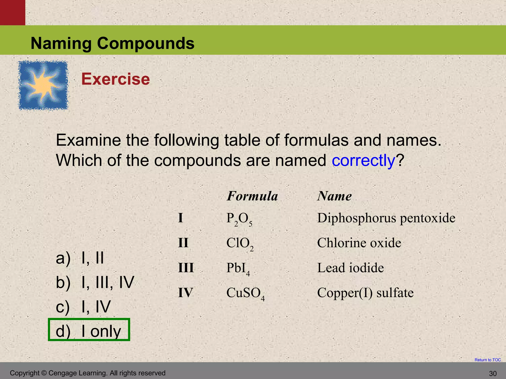 Naming compounds | PPT