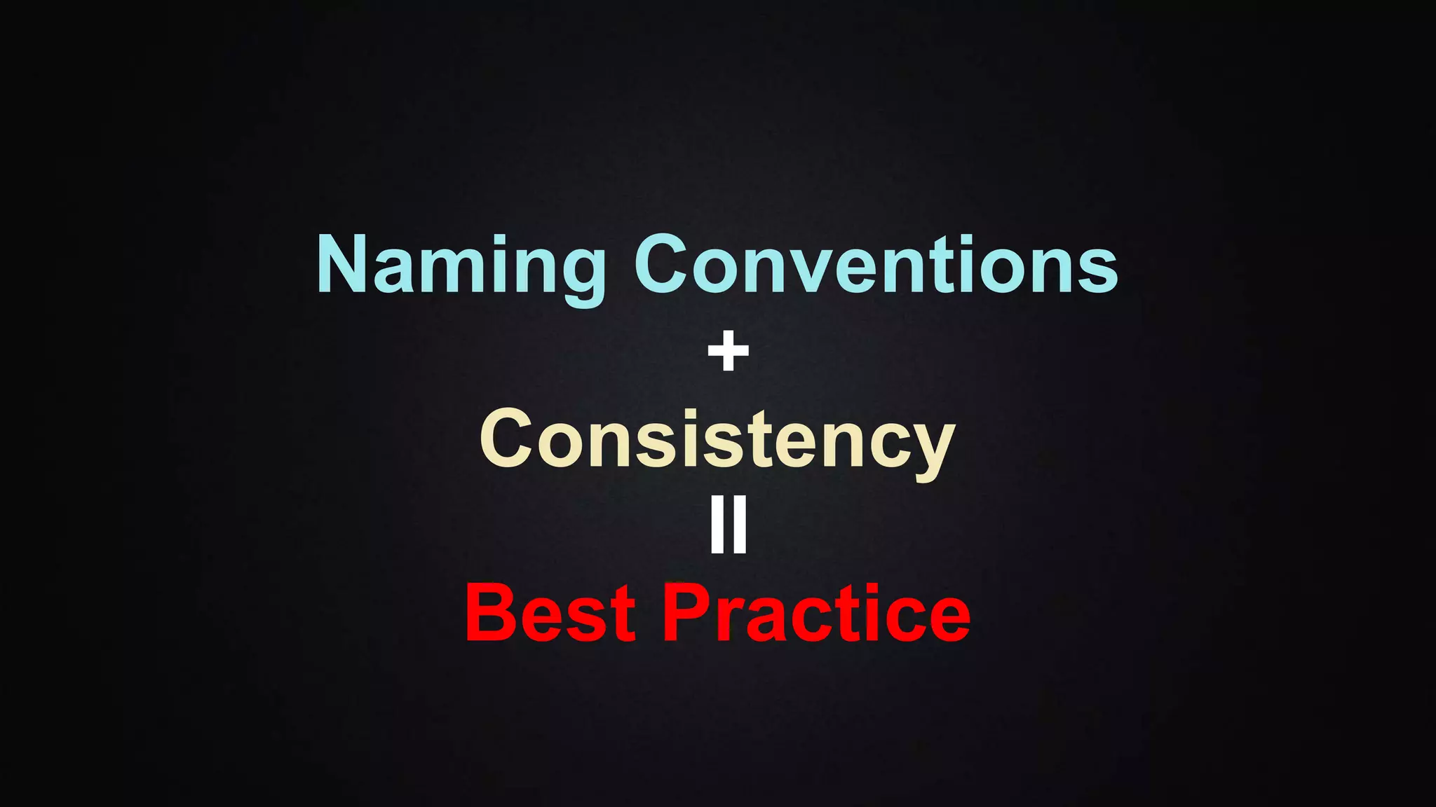 Naming convention in_database | PPT