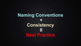 Naming convention in_database | PPT