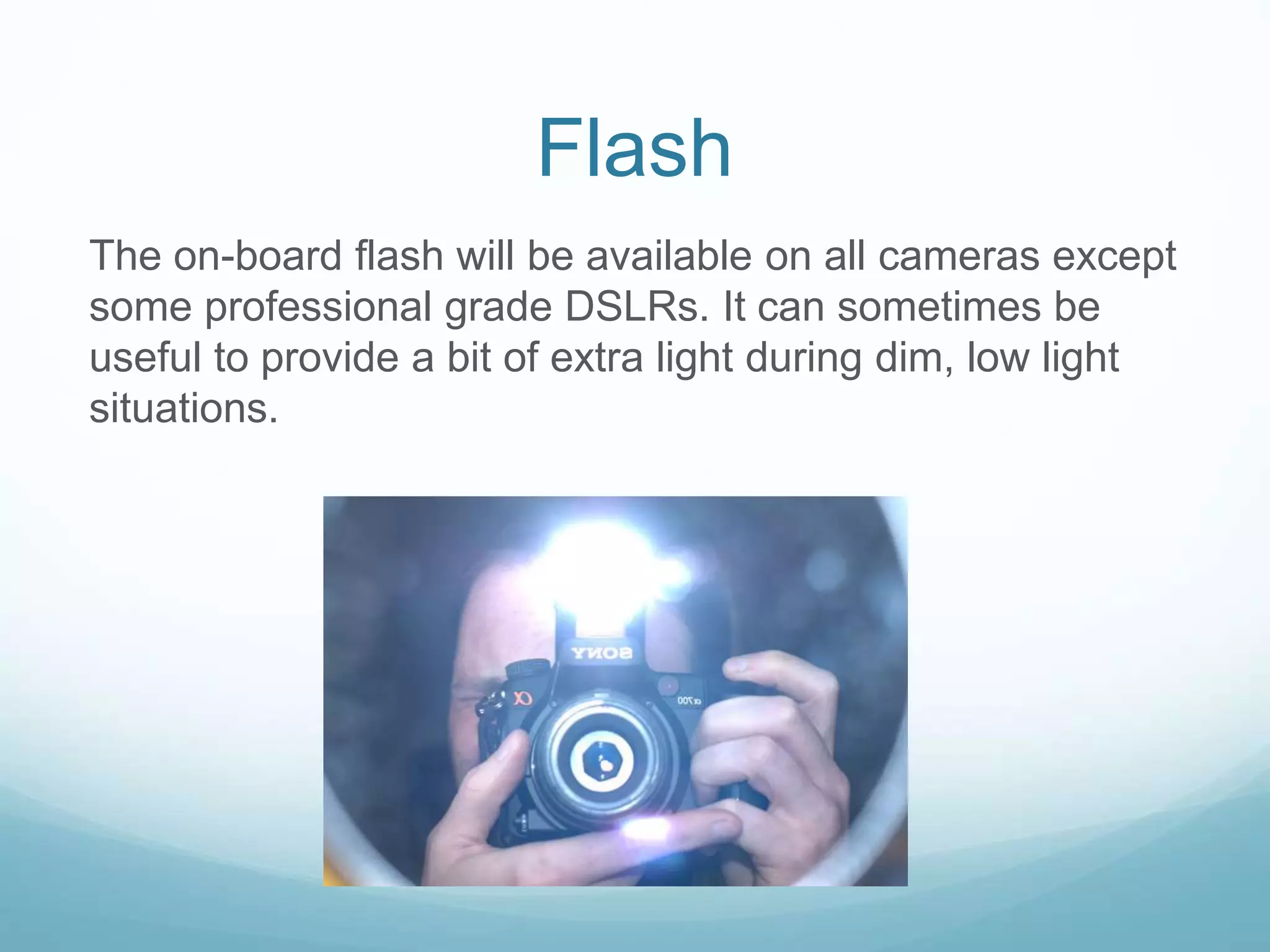 Naming different parts of a camera | PPTX
