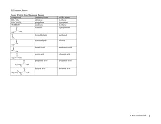 Organic Chemistry: Guide to Naming Organic Compounds | PDF