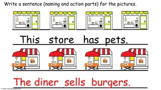 Parts of the sentence in Enlish ESL kids | PPTX