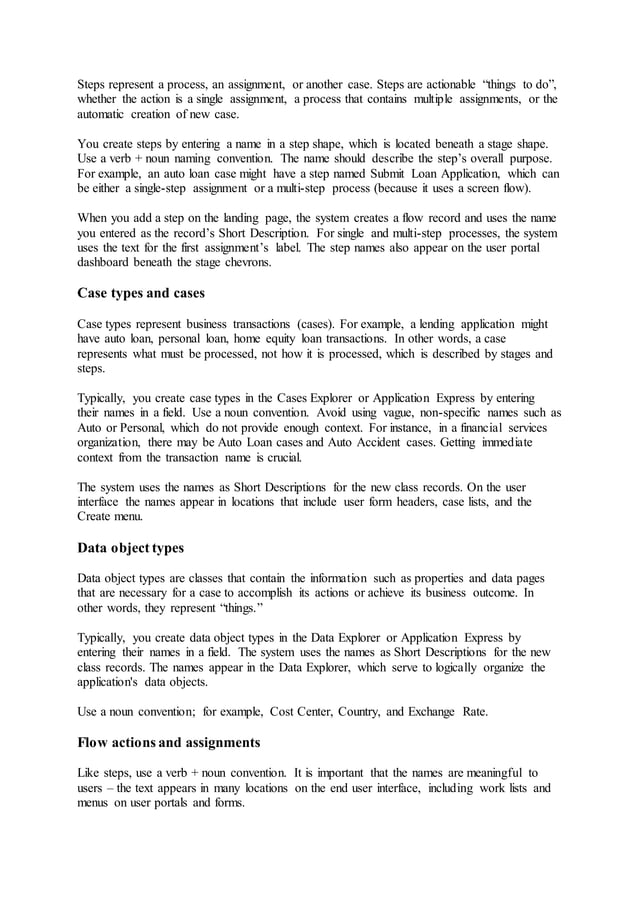 PEGA Naming standards for pega rules | PEGA PRPC Training | DOCX ...