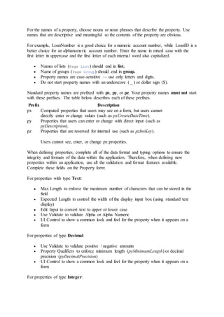 PEGA Naming standards for pega rules | PEGA PRPC Training | DOCX