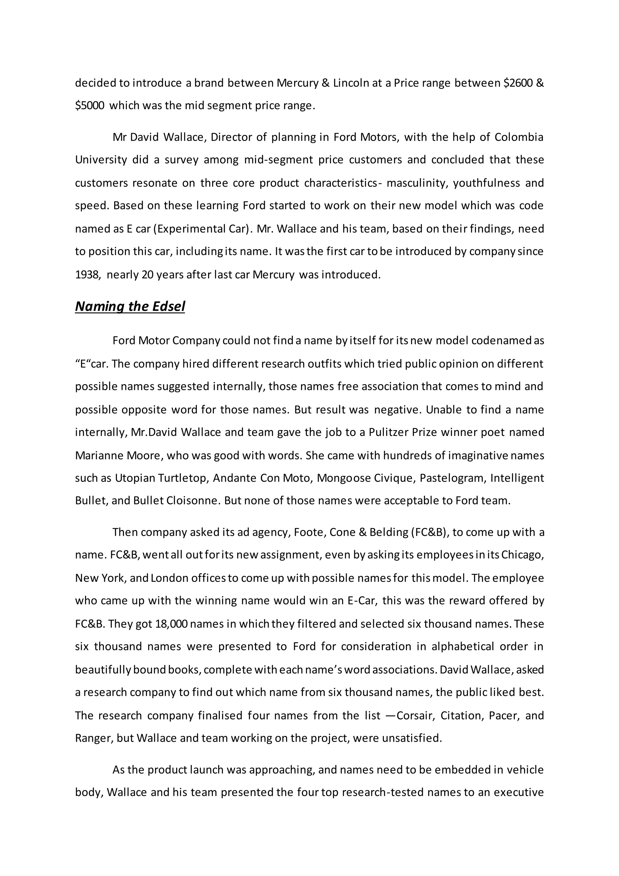 Naming the Edsel | PDF