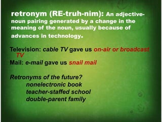 Naming the nyms | PPTX