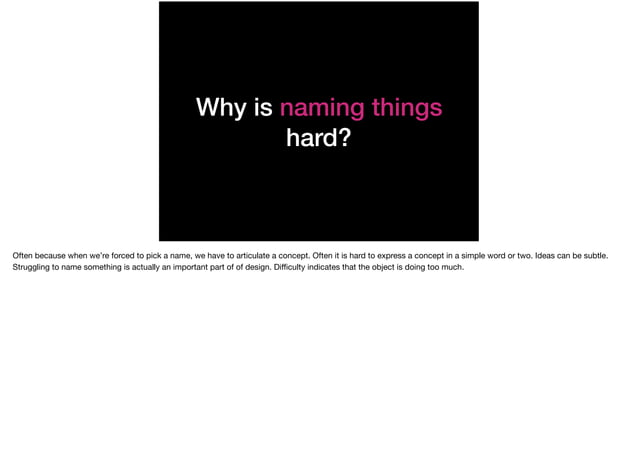 Naming Things | PPT