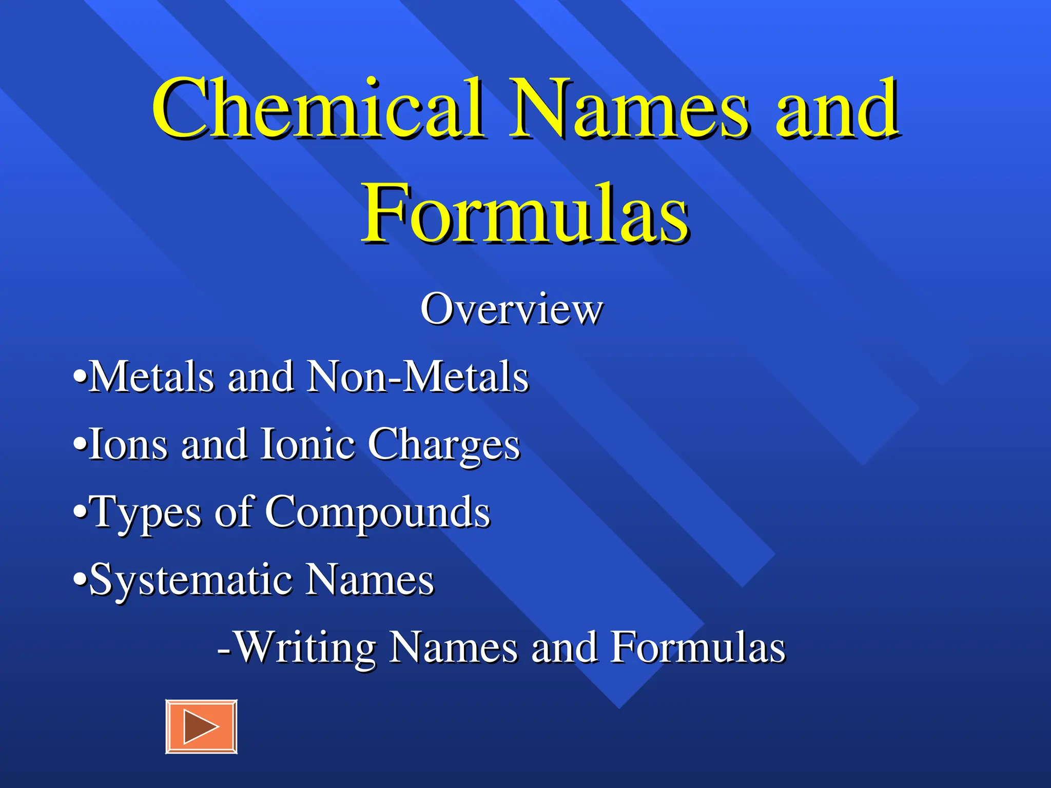 Chemical names and formulas writing pptx | PPT