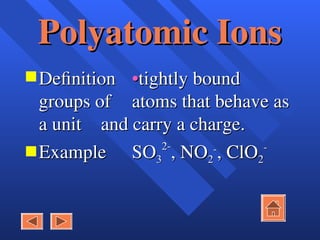 Chemical names and formulas writing pptx | PPT