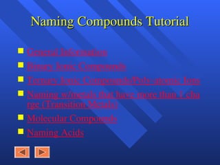 Chemical names and formulas writing pptx | PPT