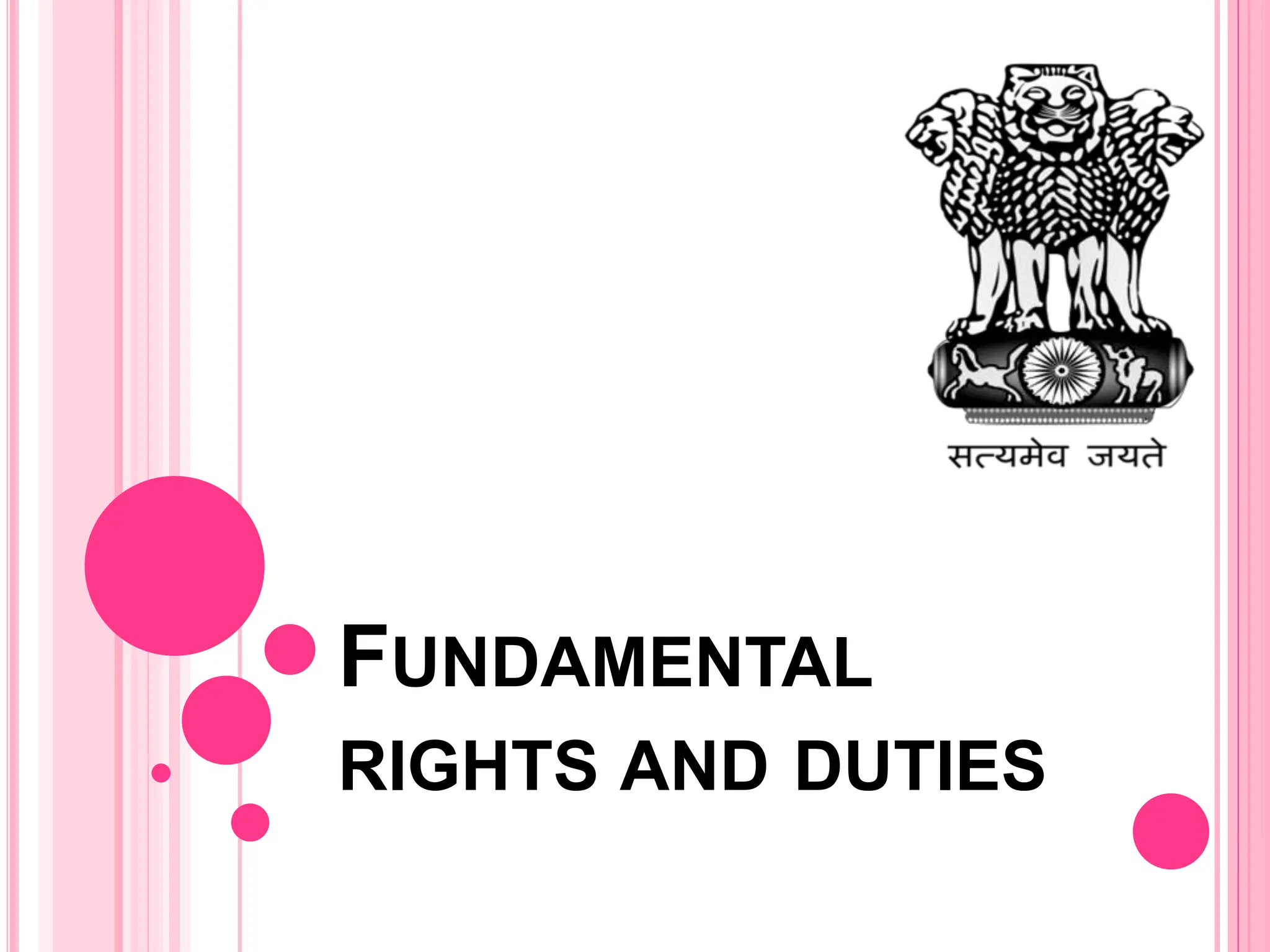 fundamental rights and duties for school students | PPT