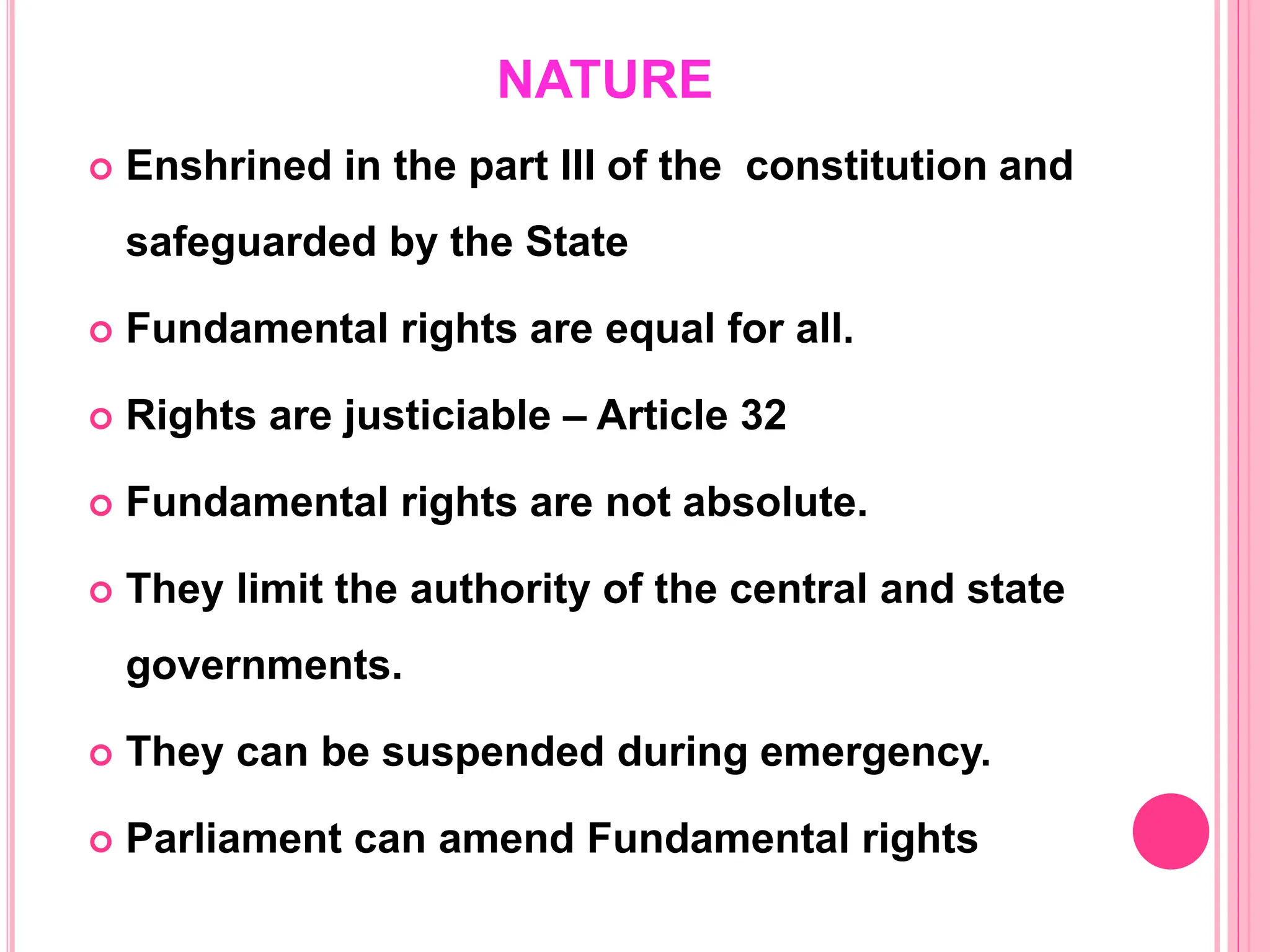 fundamental rights and duties for school students | PPT