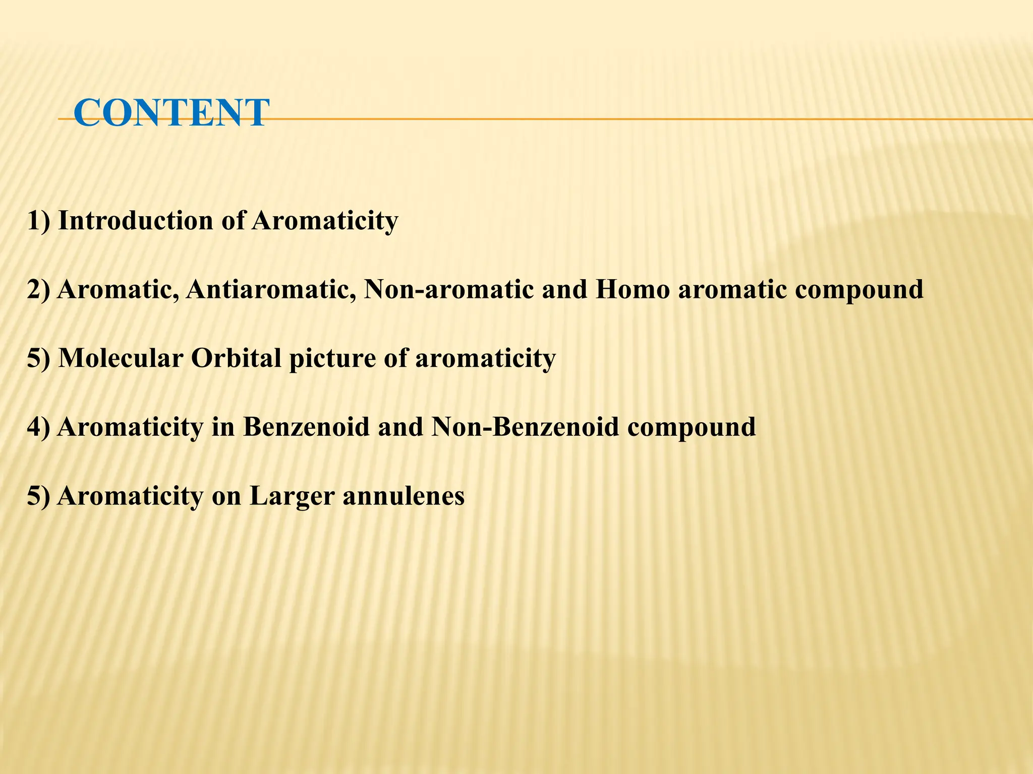 Aromaticity and it's s application in organic chemistry | PPTX