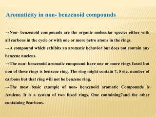 Aromaticity and it's s application in organic chemistry | PPTX ...