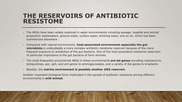 Antibiotic resistome by Dr Namita Shukla | PPT